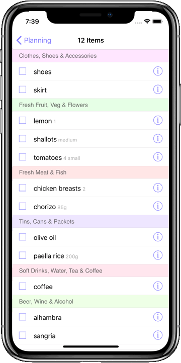 Shopping UK Free Sharable Shopping List App For The IPhone